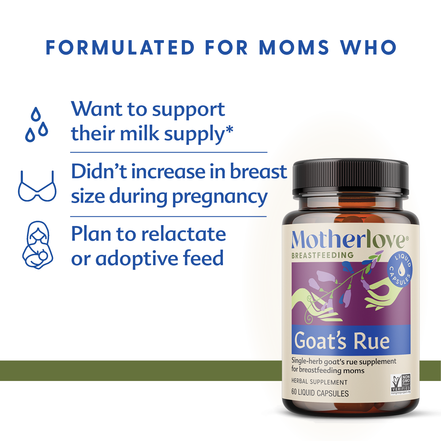 Goat's Rue Capsules | Motherlove – Motherlove Herbal Company